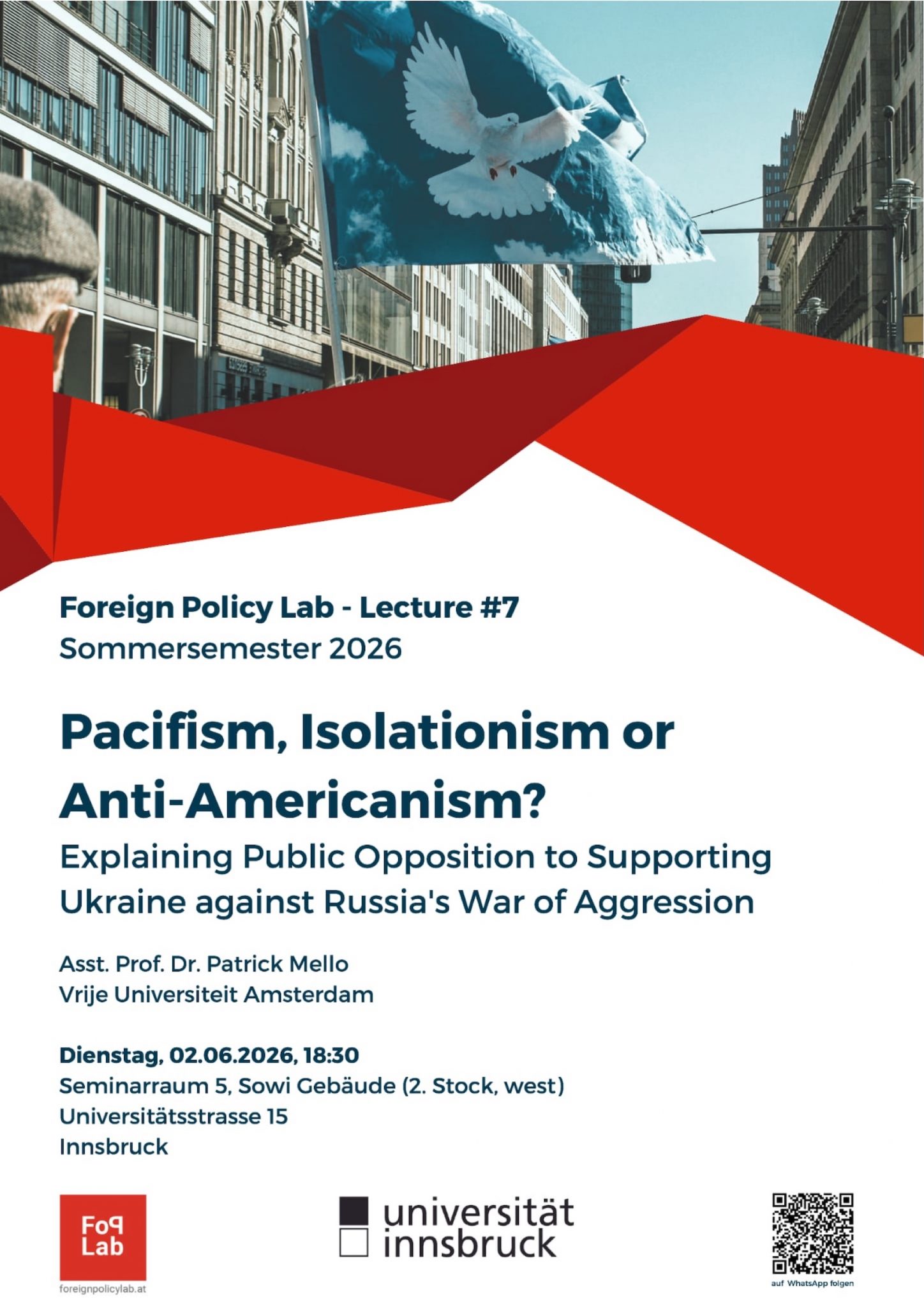 Lecture at University of Innsbruck • Patrick A. Mello
